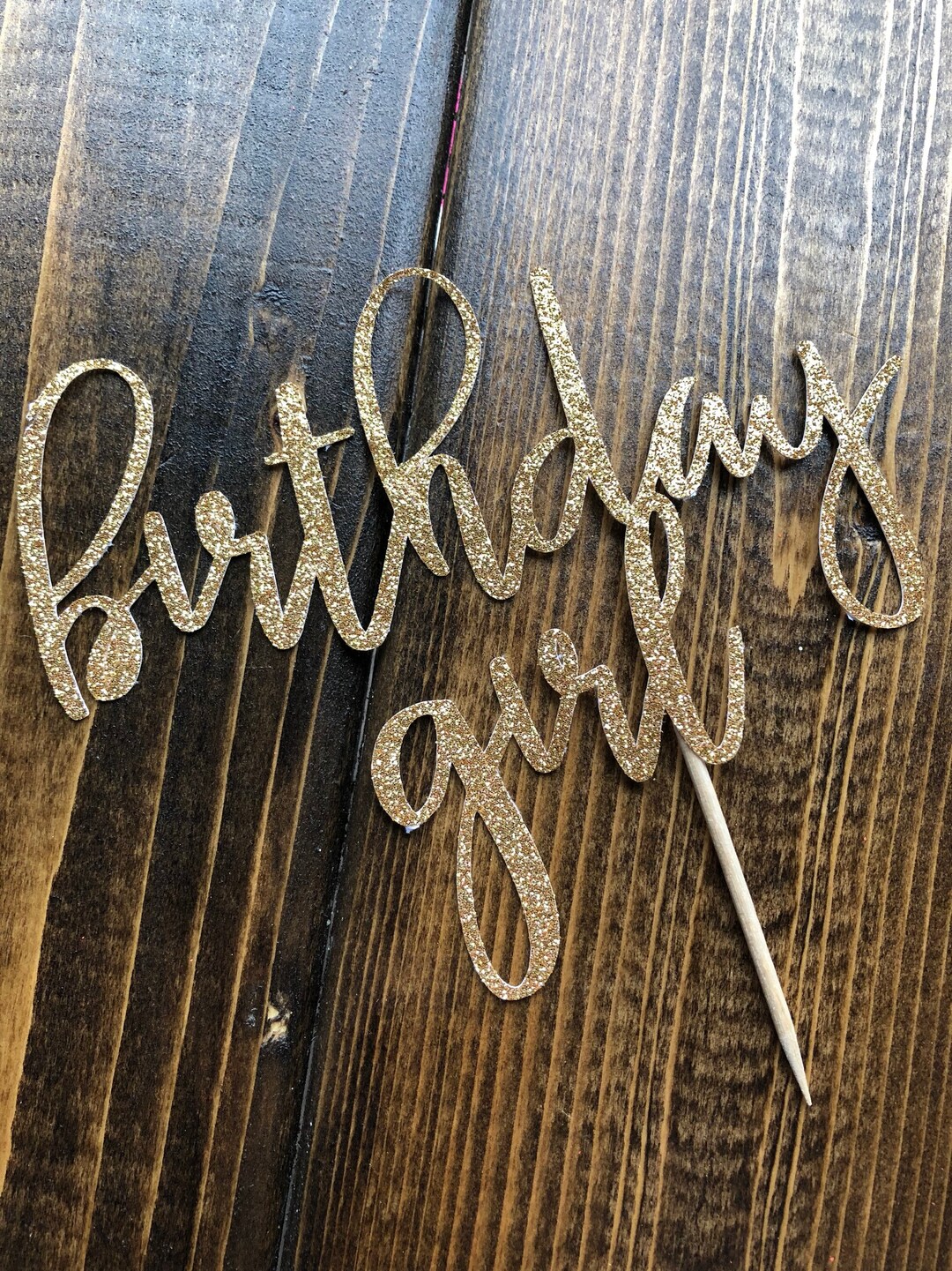 Birthday Girl Cake Topper - Birthday Party Decor - Girls Birthday Party ...