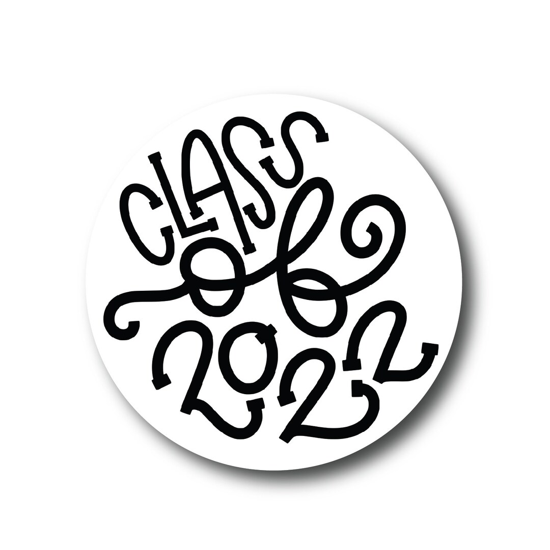 Class of 2022 Sticker Favor Sticker Graduation Party Decor 2022 Grad ...