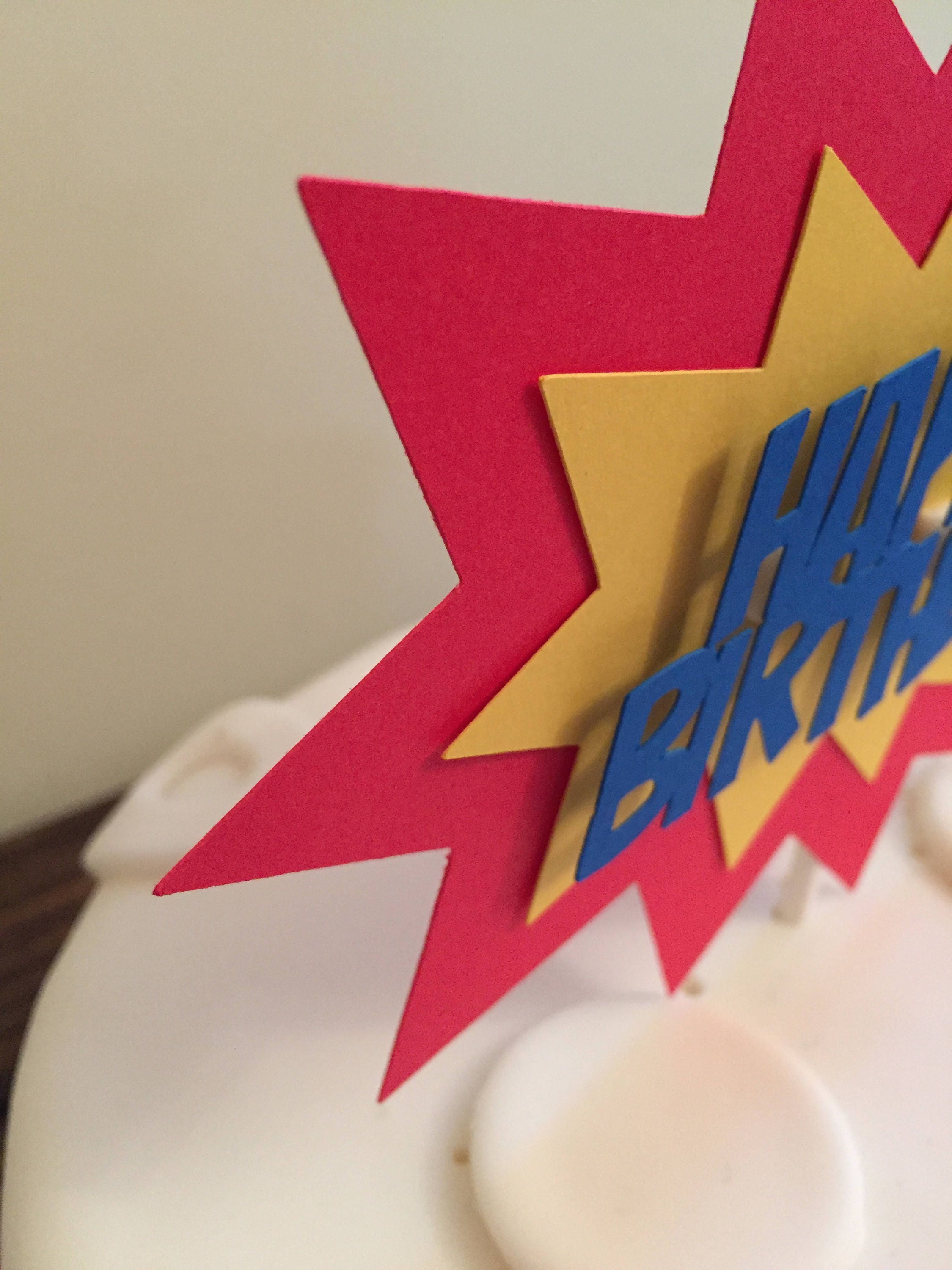 Superhero Party Superhero Cake Topper Superhero Decor - Etsy