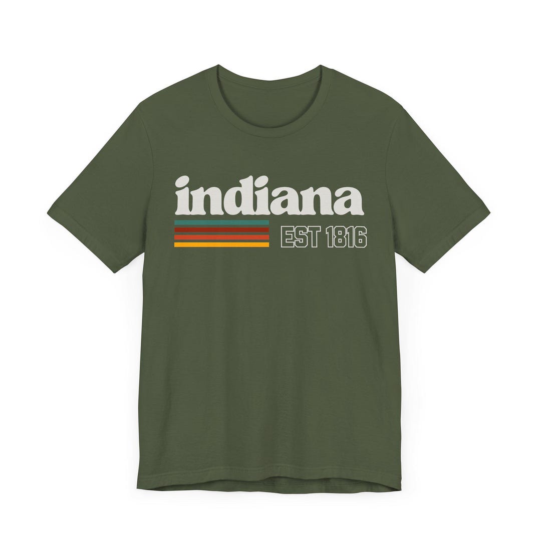 Indiana EST 1816 Vintage Style T-shirt, Indiana Established 1816 Shirt ...