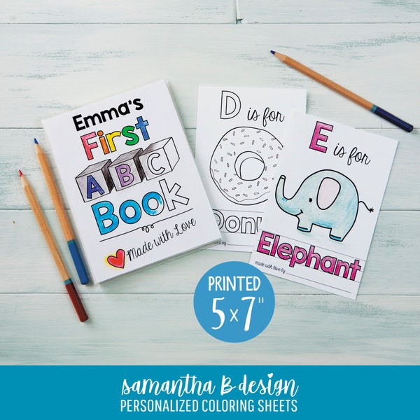 Coloring Book Custom - Etsy