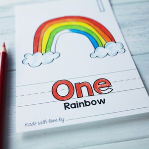 Numbers Book Printable Coloring Baby Book / Baby Shower Activity / PDF ...