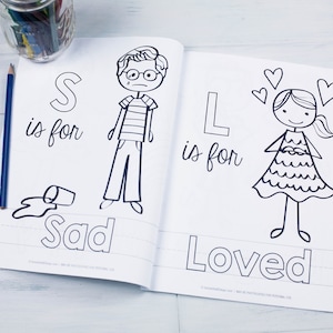 Feelings and Emotions Coloring Book: Personalized Cards (PDF Download ...