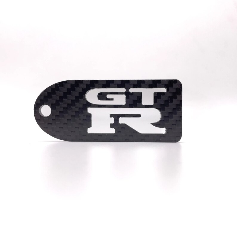 GTR Carbon Fiber Keychain - Etsy