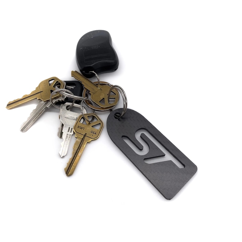 ST Keychain Carbon Fiber - Etsy