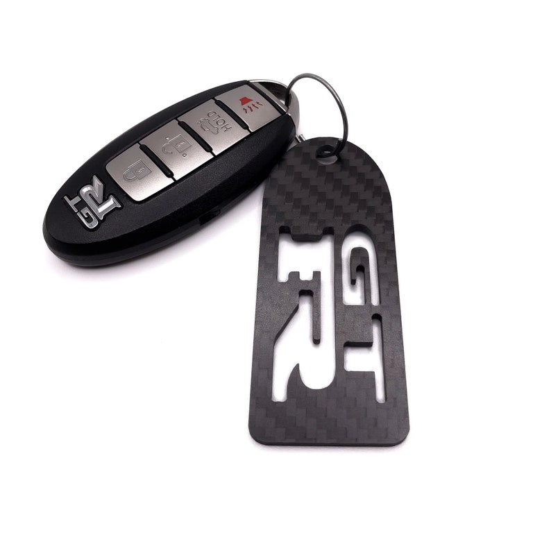 GTR Carbon Fiber Keychain - Etsy