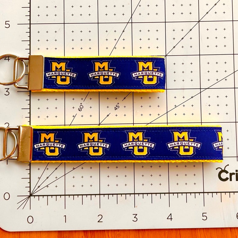 Marquette University Key Chain Wristlet Key Fob - Etsy