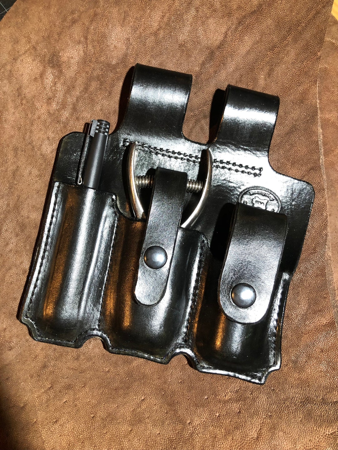 Dannyboycustomleather, Handmade Leather Pouch for Train Conductors ...