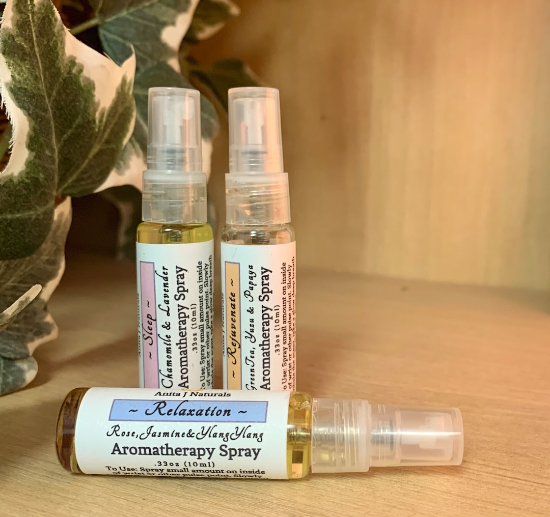 Jojoba Oil Aromatherapy Spray - Botanical Aromatherapy Spray - Travel ...