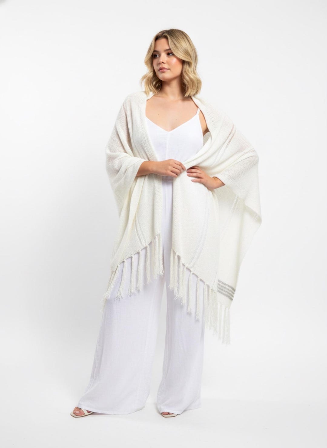 Bridal White Wedding Angora Shawl for Bride, Evening Wrap, Wool, Angora ...