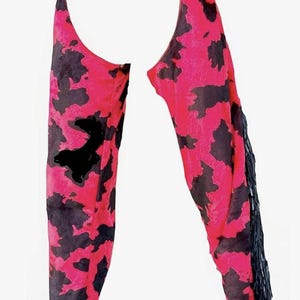 Cow Print Chaps for Women Halloween Costume Western Festival Outfit ...