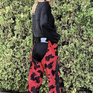 Cow Print Chaps for Women Halloween Costume Western Festival Outfit ...