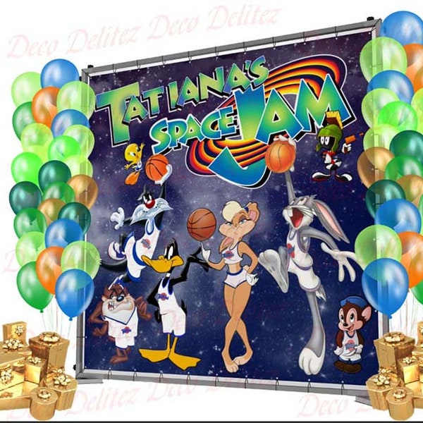 Space Jam Backdrop - Etsy