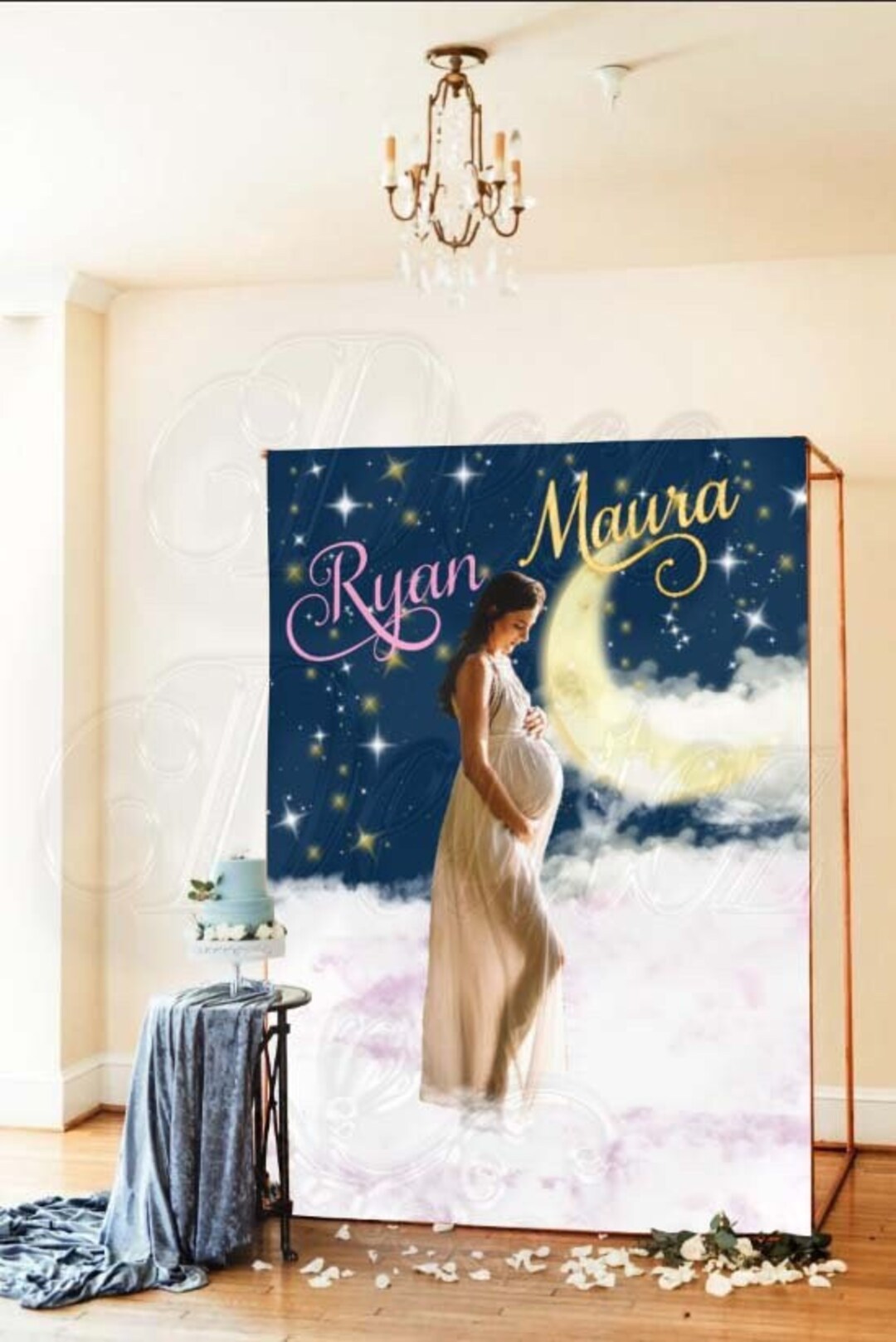 Twinkle TWINKLE LITTLE STAR Custom Backdrop Design; Custom Designed ...