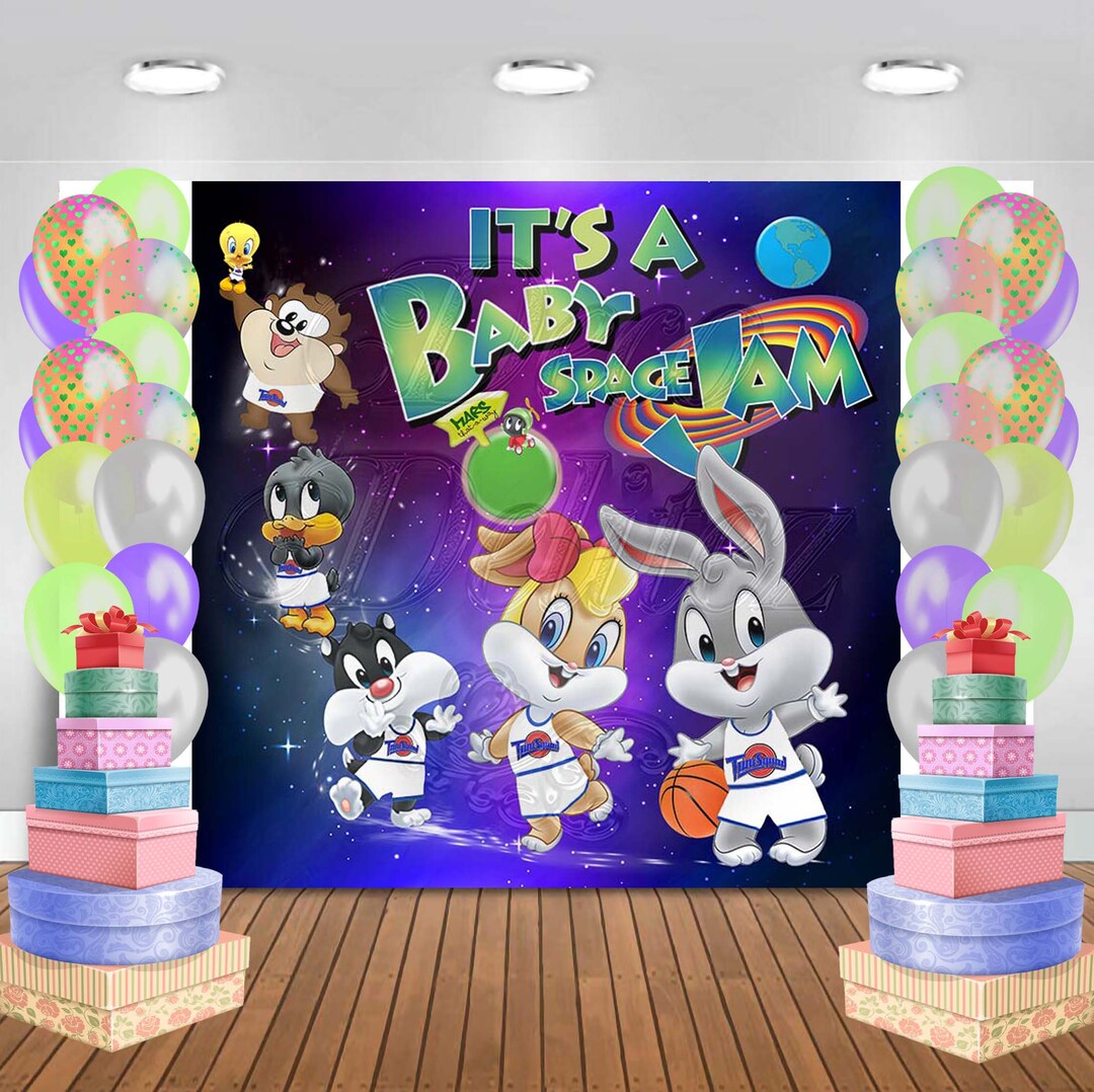 Custom Designed It's A BABY JAM With the GANG Party Backdrop; Baby Jam ...