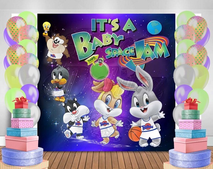 Custom Designed It's A BABY JAM With the GANG Party Backdrop; Baby Jam ...