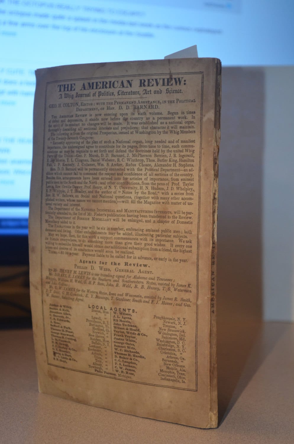 First Edition of Ulalume by Edgar Allan Poe in the American Review ...