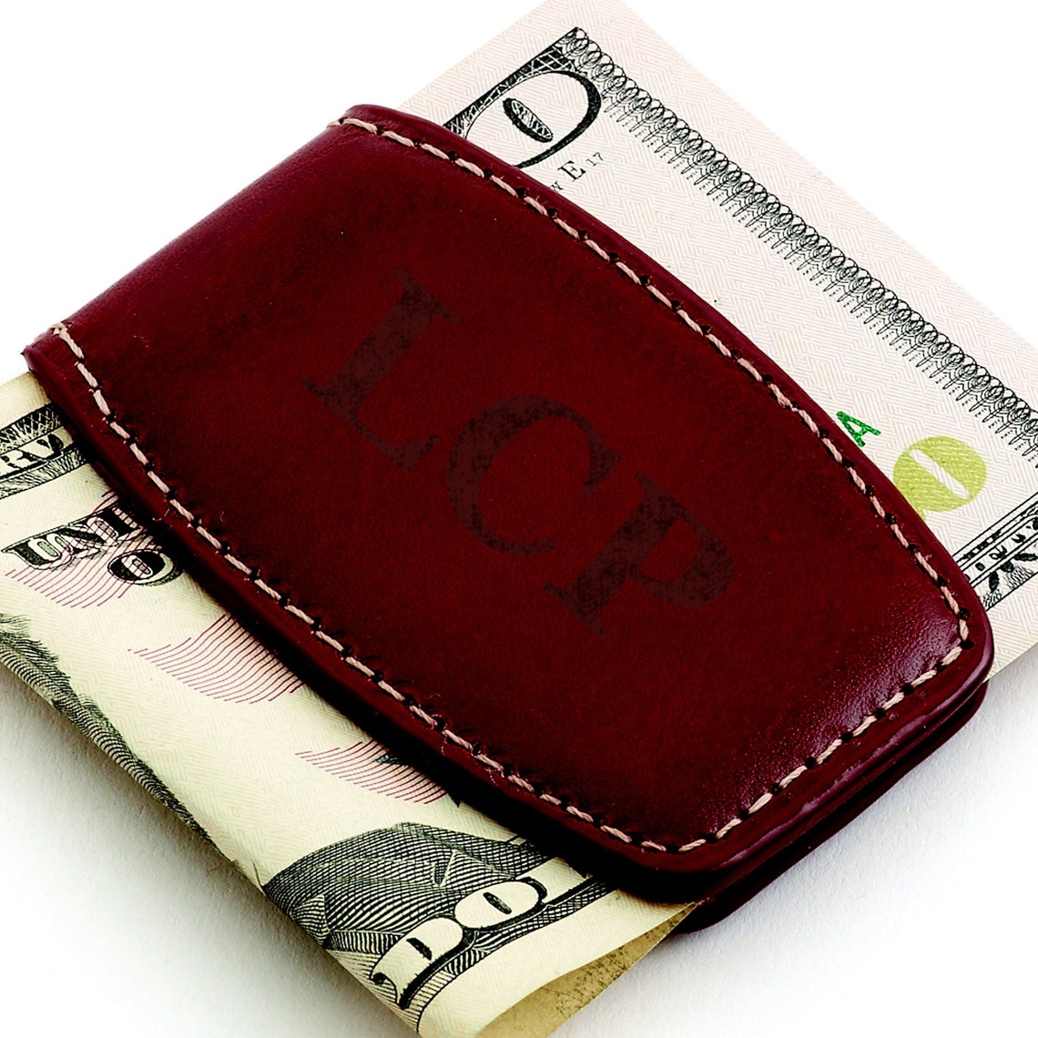 Leather Money Clip: Personalized Magnetic Closure, Groomsmen Gift - Etsy