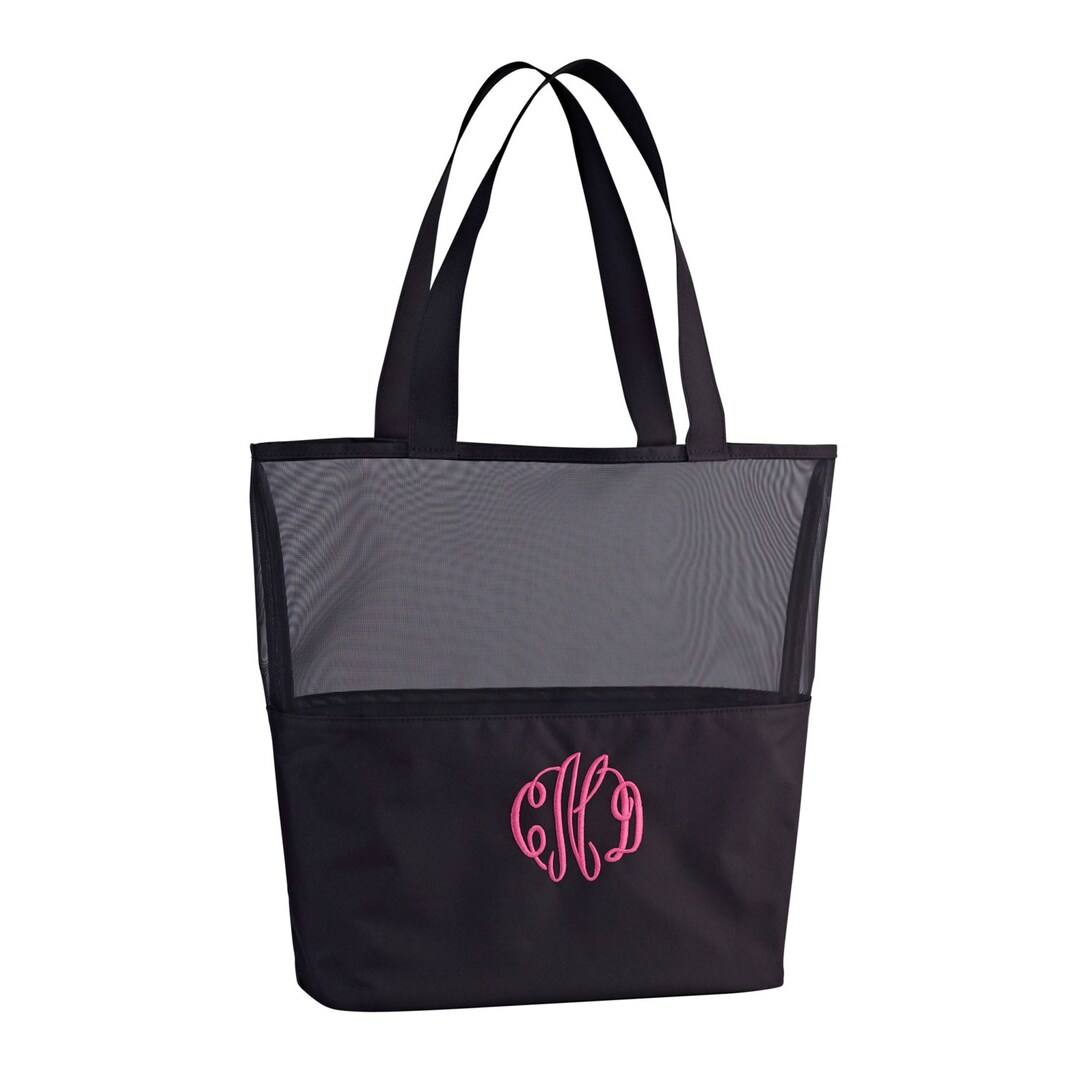 Personalized Mesh Bag | Bridesmaid Tote | Mesh Tote Bag | Mesh Tote ...