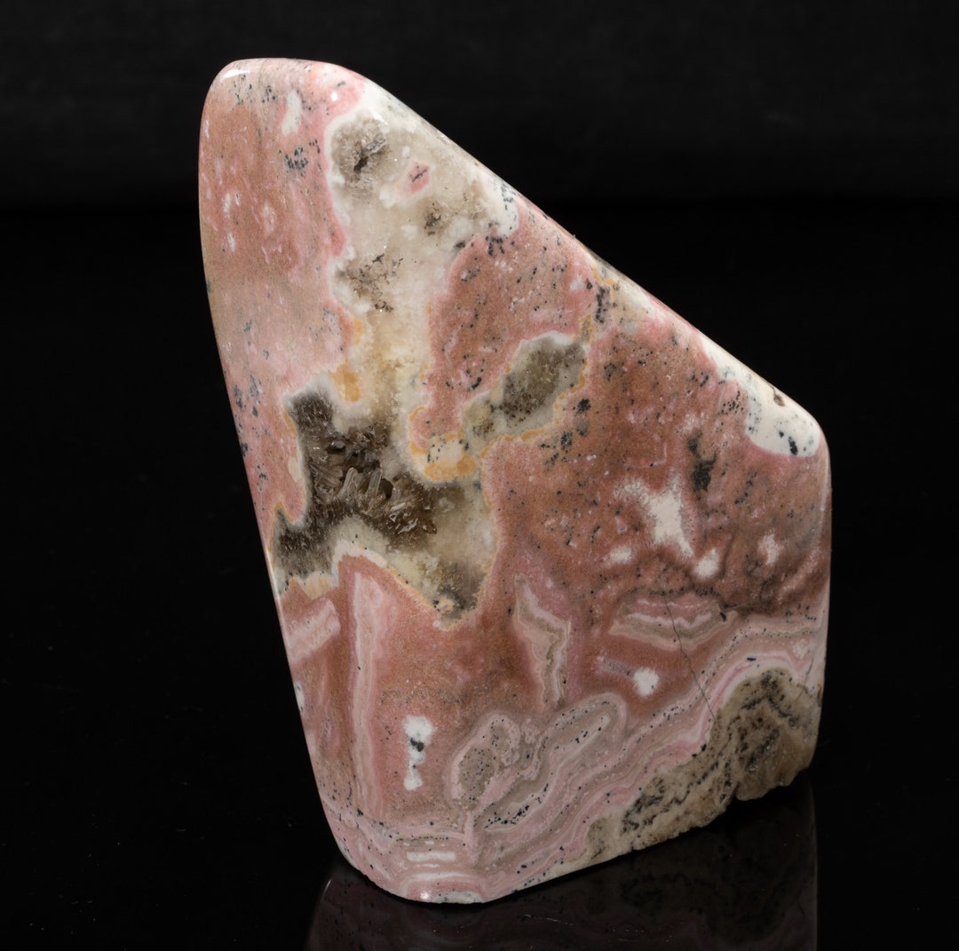 Rare Rhodochrosite Polished Freeform Geode Crystal 3.4 Lbs Healing ...