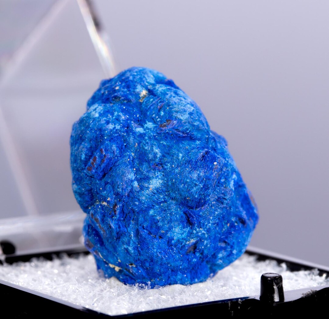 Blue AZURITE Crystal Geode 0.51 Oz Chakra Stone Specimen Thumbnail in ...