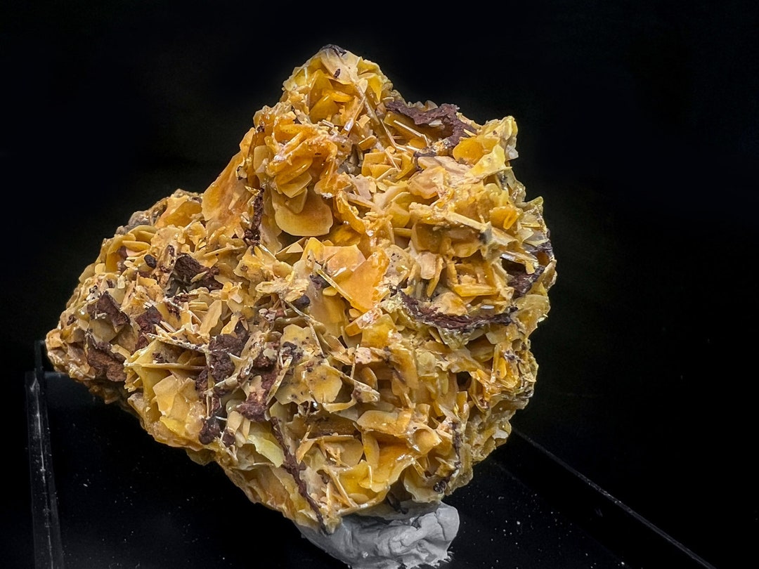 WULFENITE Rare Crystal Specimen Stone 3.53 Oz Thumbnail in Box #104k ...