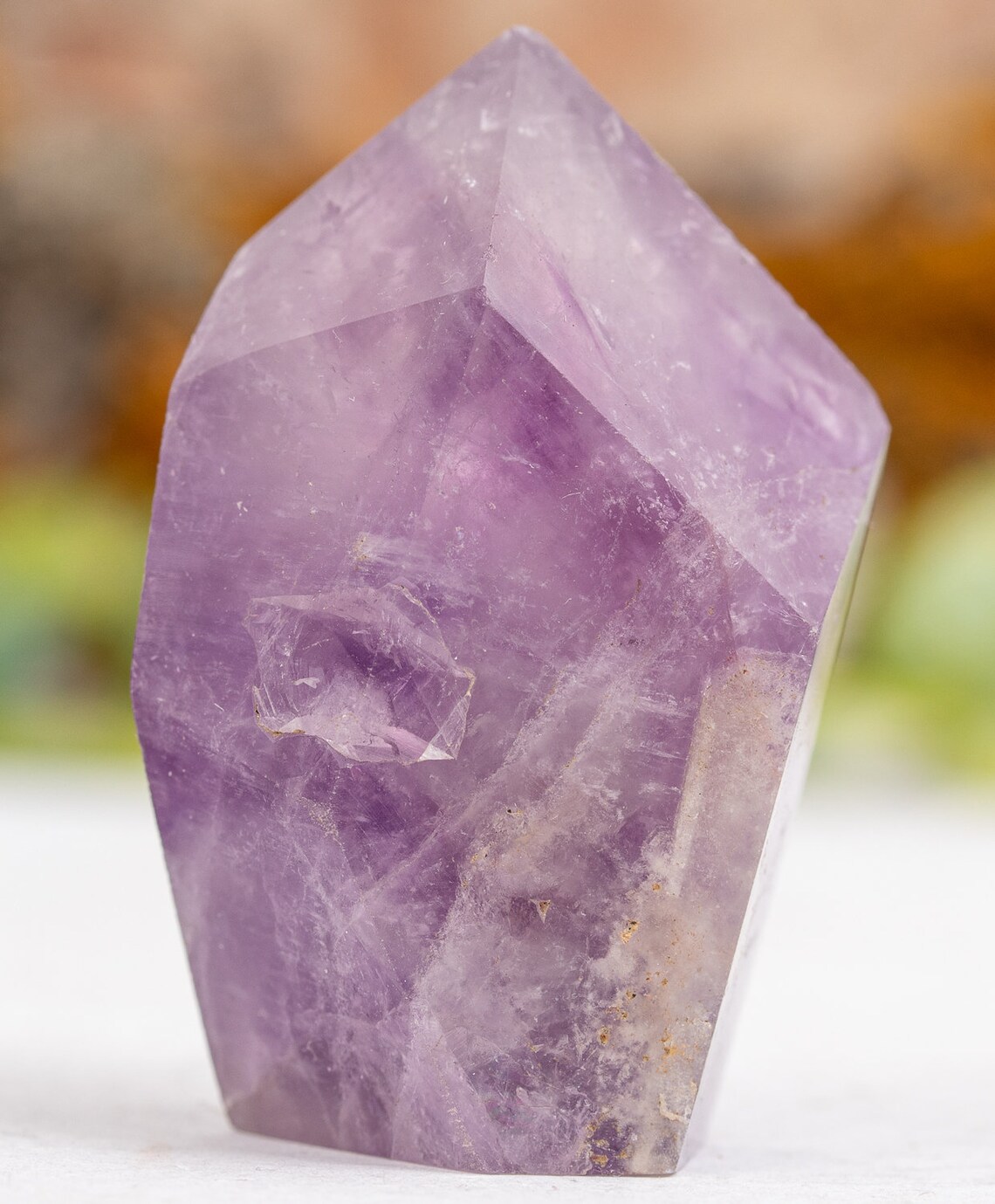Poliert AMETHYST Kristall Prisma Mineral Punkt Heilung 1.19 oz | Etsy