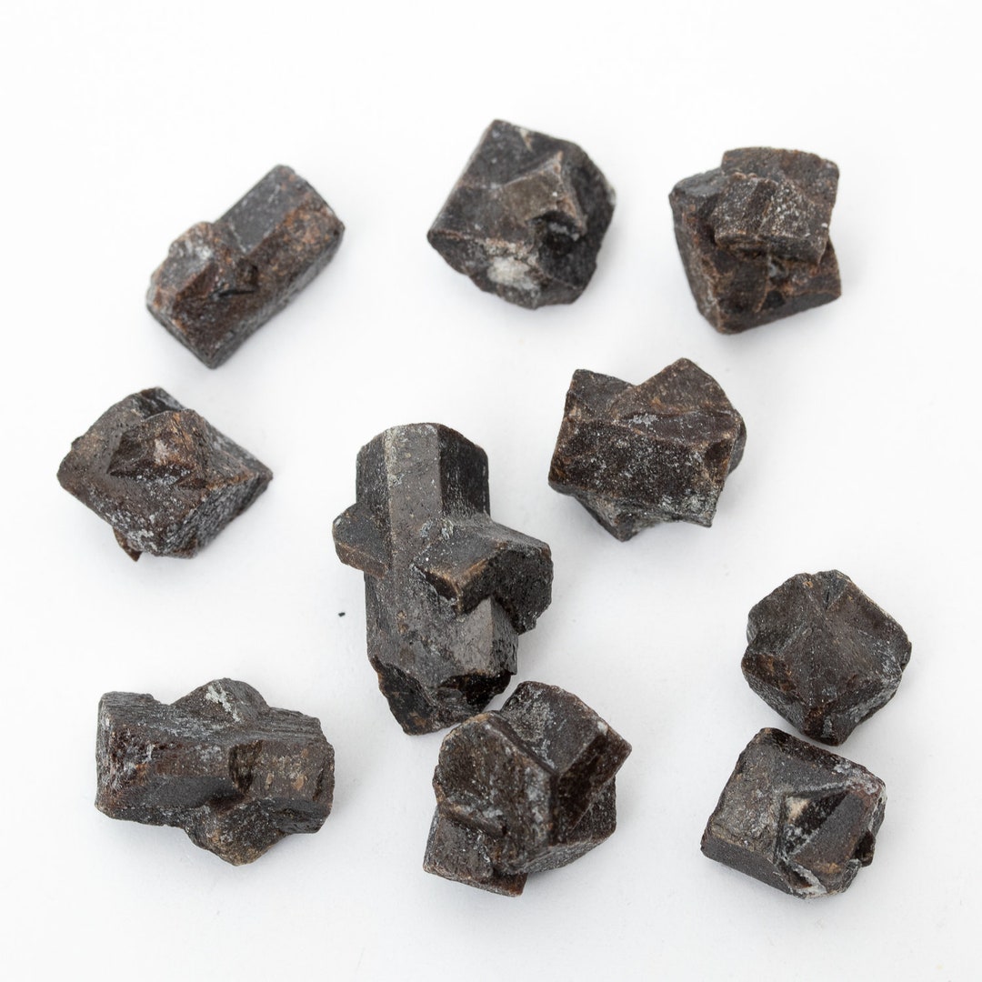 10x STAUROLITE Cross Crystal 1.22 Oz Specimen Healing Stone #3784T ...