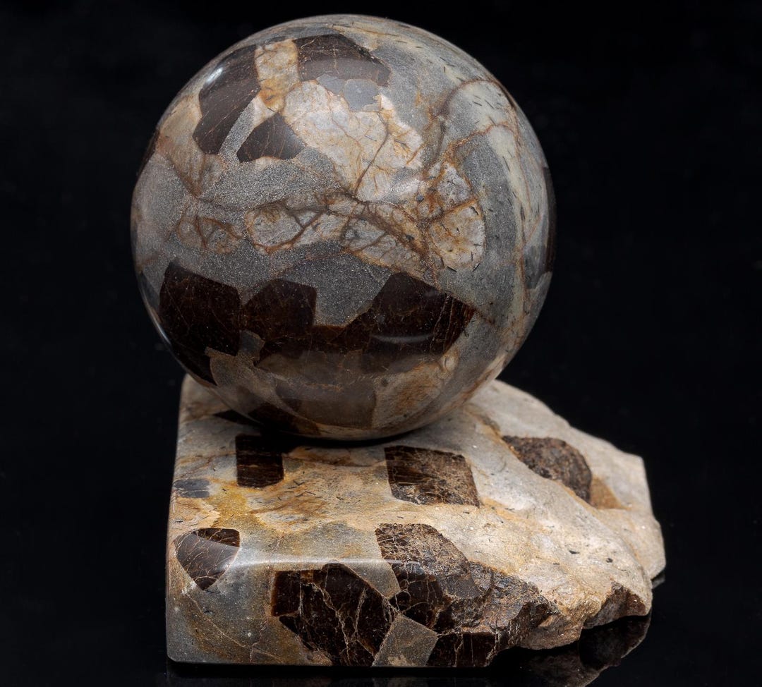 STAUROLITE in MUSCOVITE Shale Sphere With Feldspar Inclusions Crystal 2 ...