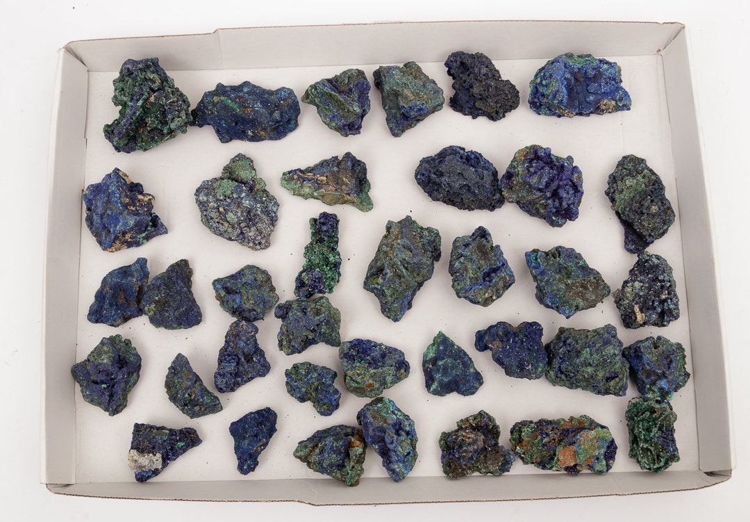 37x BLUE AZURITE Malachite Crystal 5.41 Lbs Chakra Healing Stone ...