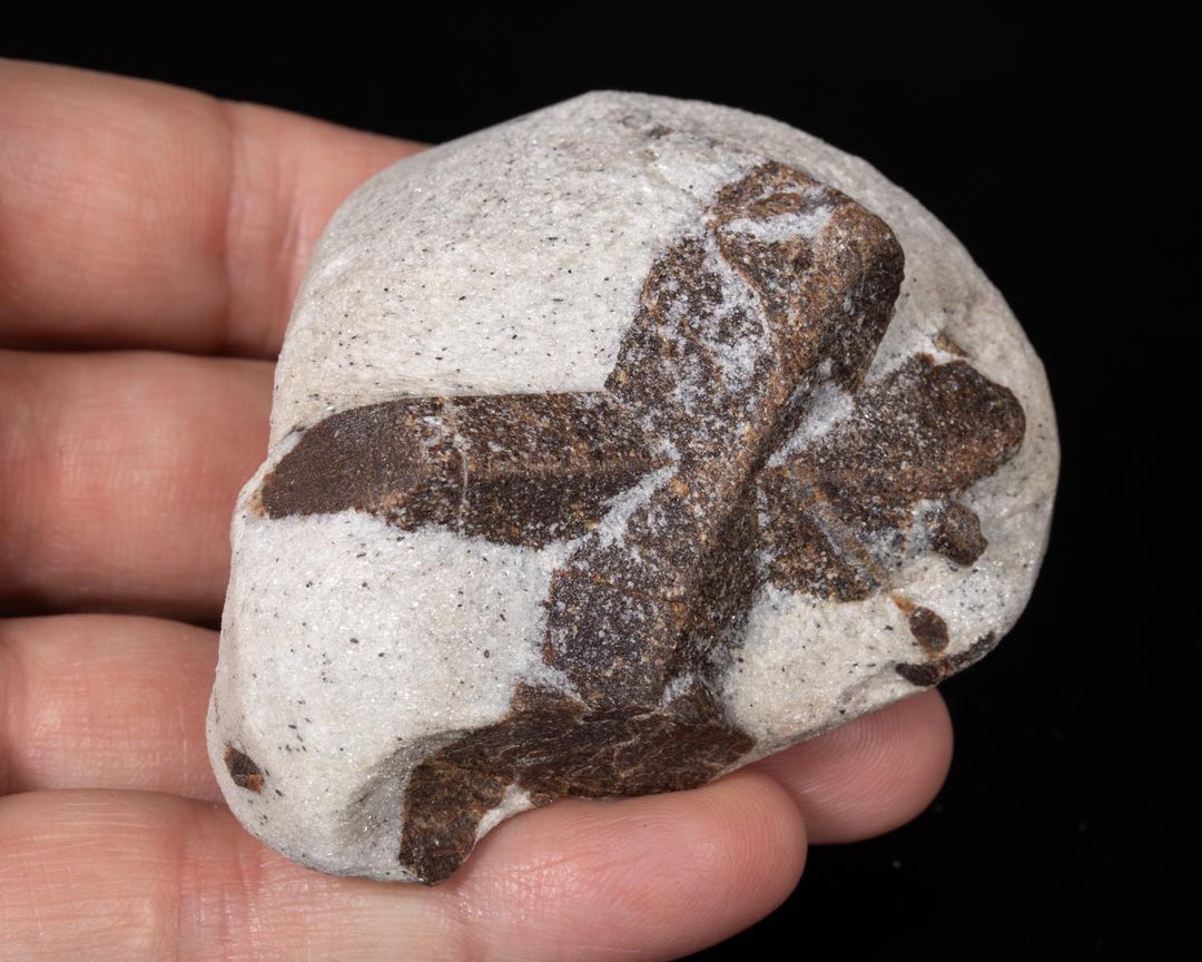 Large STAUROLITE Cross Stone 5.82 Oz Crystal Specimen #1740k - Etsy