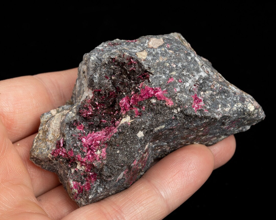 Rare ROSELITE and ERYTHRITE Crystal on Matrix 5.08 Oz Stone Specimen ...