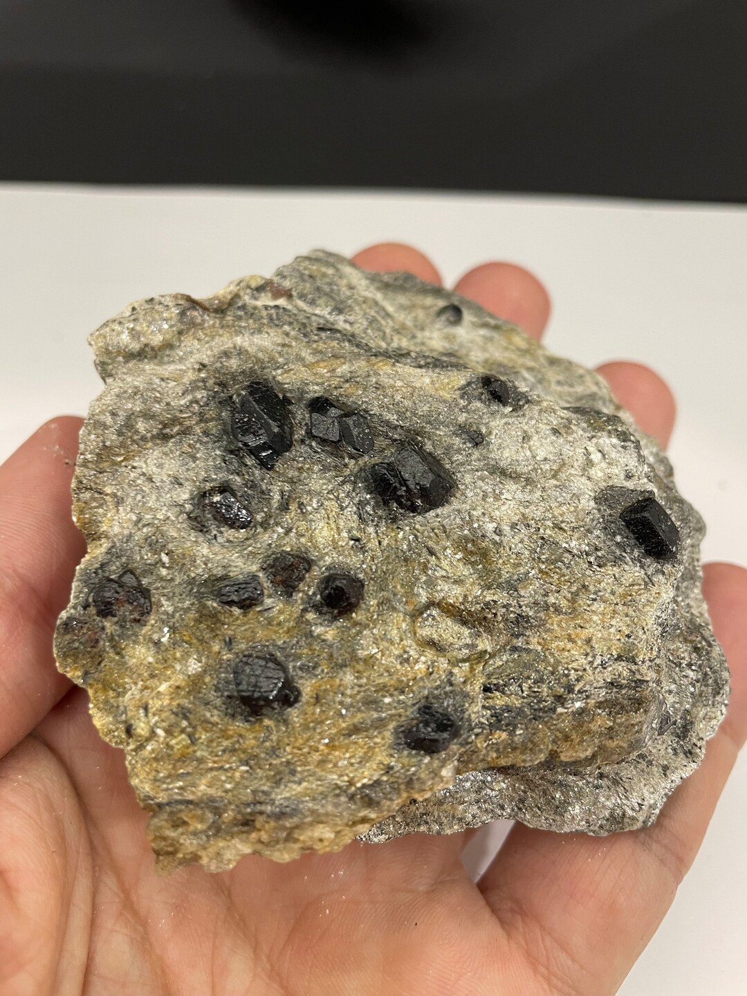 Rare Garnet Almandine Crystal on Matrix 7.3 Oz Healing Chakra Stone ...