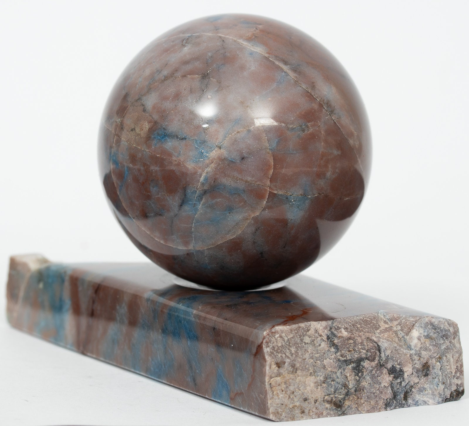 RARE Polished IRNIMITE Blue Jasper Sphere 2.24 With - Etsy