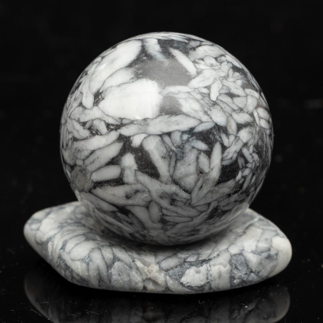 PINOLITE Pinolith Sphere 1.53 Inch With Stand Ball Specimen Polished ...