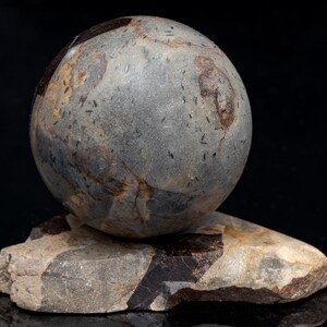 STAUROLITE in MUSCOVITE Shale Sphere With Feldspar Inclusions Crystal 2 ...