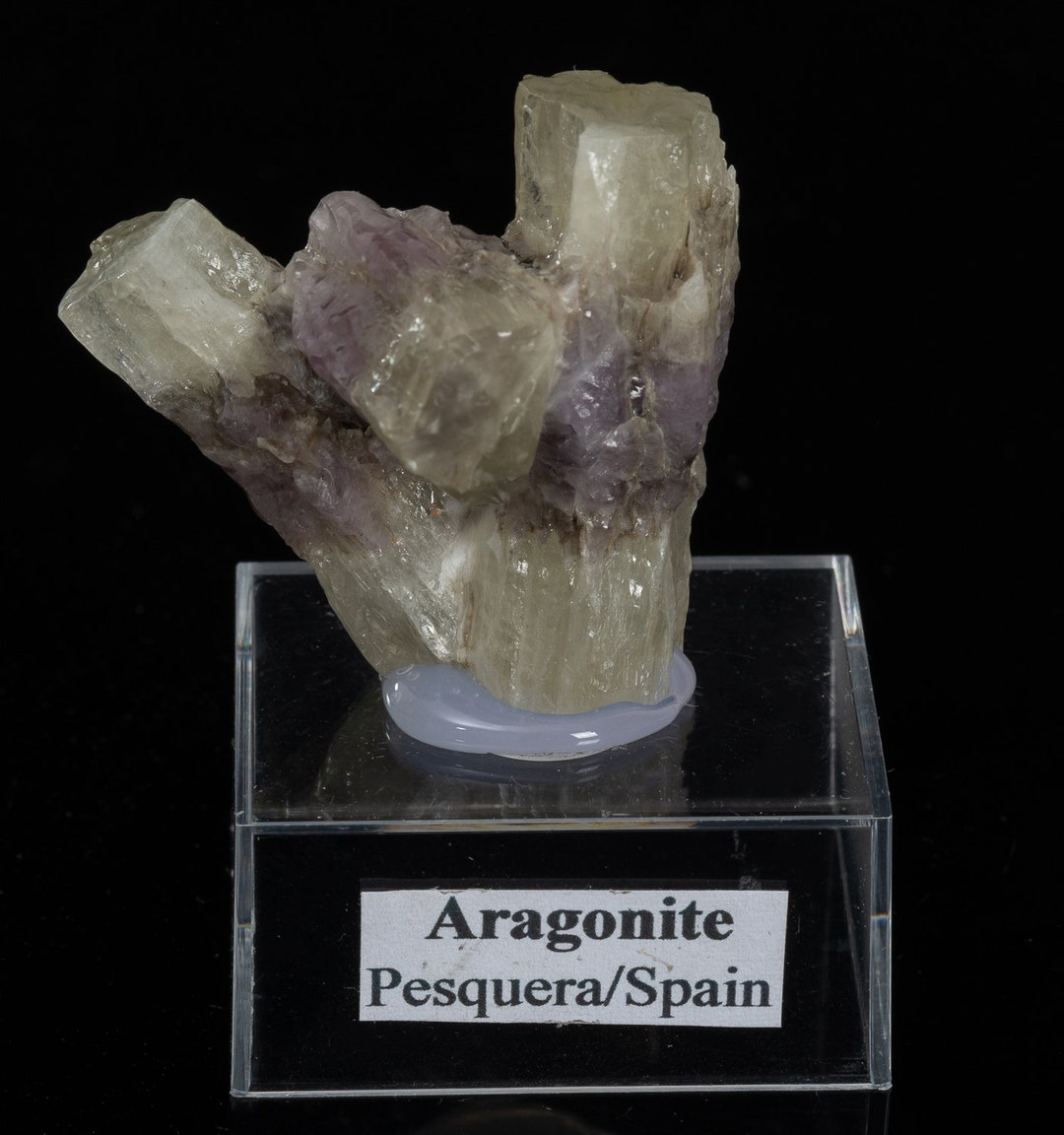 Aragonite Crystal 1.02 Oz Healing Chakra Stone Specimen on Base #6539T ...
