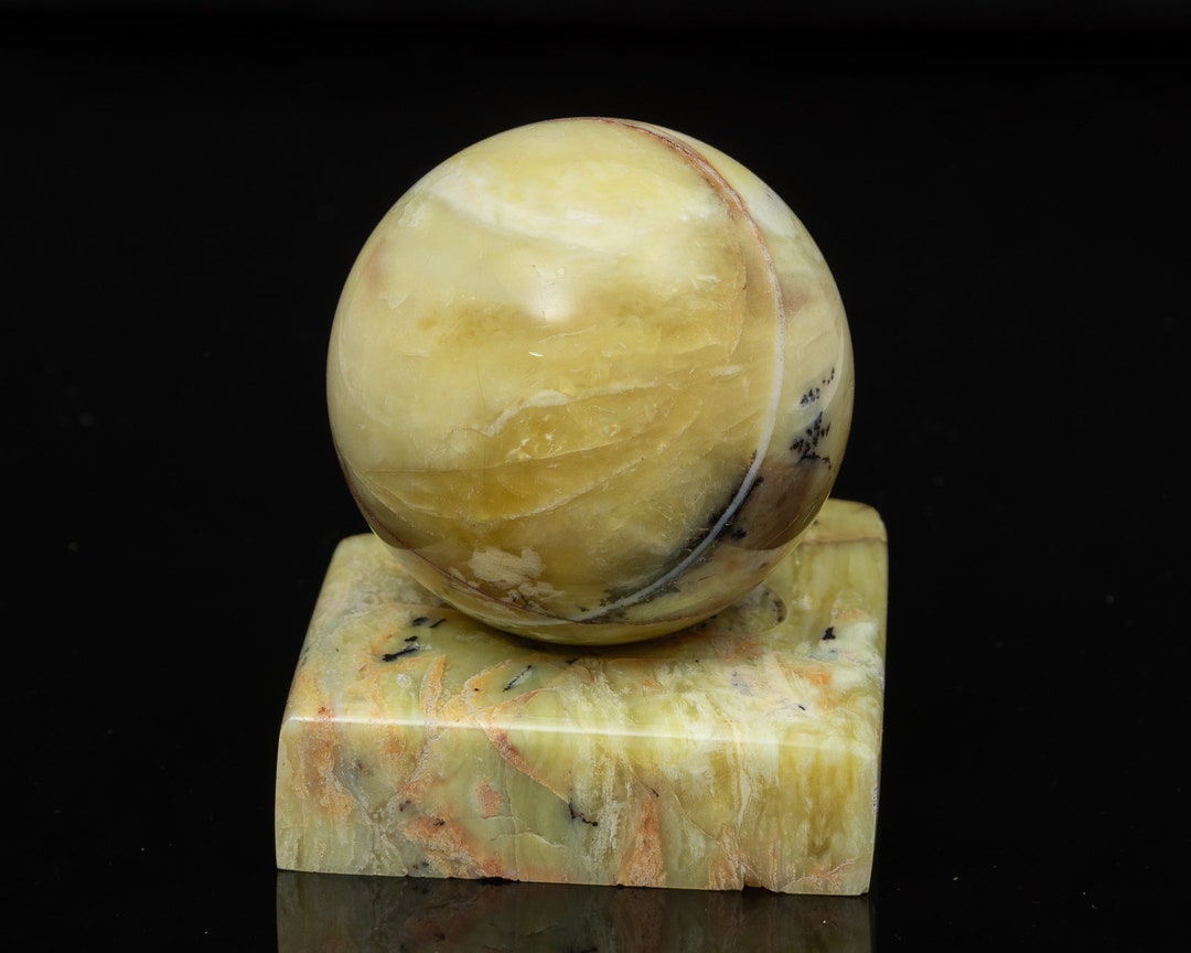 Rare OPAL Sphere Crystal With Stand 2.4 Inch Healing Chakra Stone Ball ...