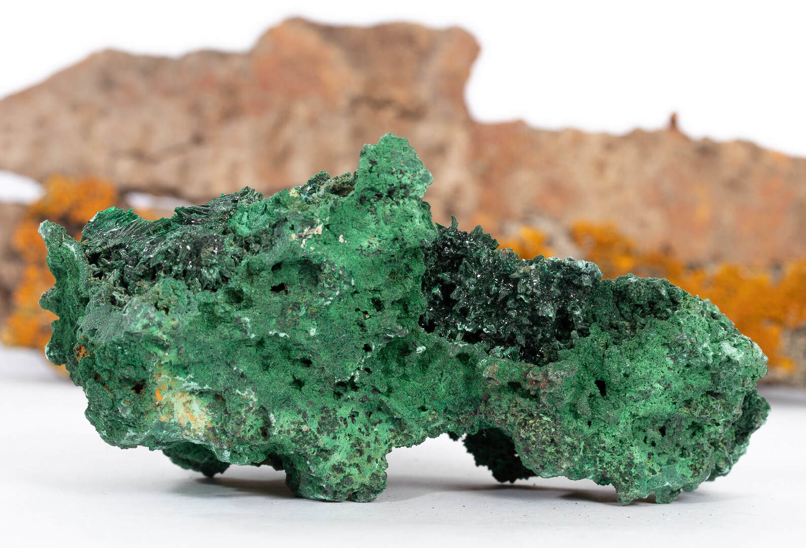 Shimmering Chatoyant Fibrous MALACHITE stone specimen chakra | Etsy