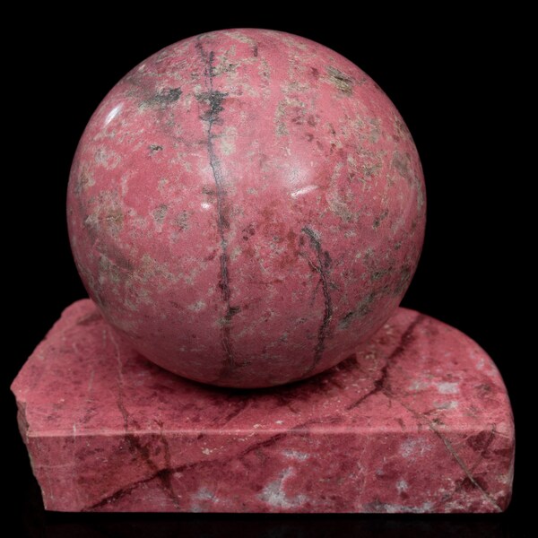 Thulite Sphere - Etsy