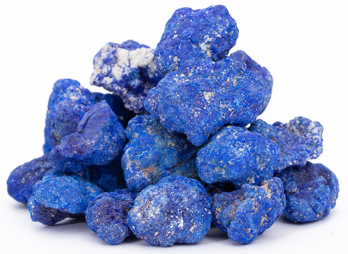 20x Blue AZURITE Crystal Geode Wholesale Worry Chakra Stone - Etsy