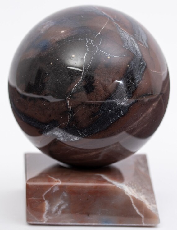 RARE IRNIMITE Blue Jasper Sphere 63 Mm With Stand Ball 7127P - Etsy