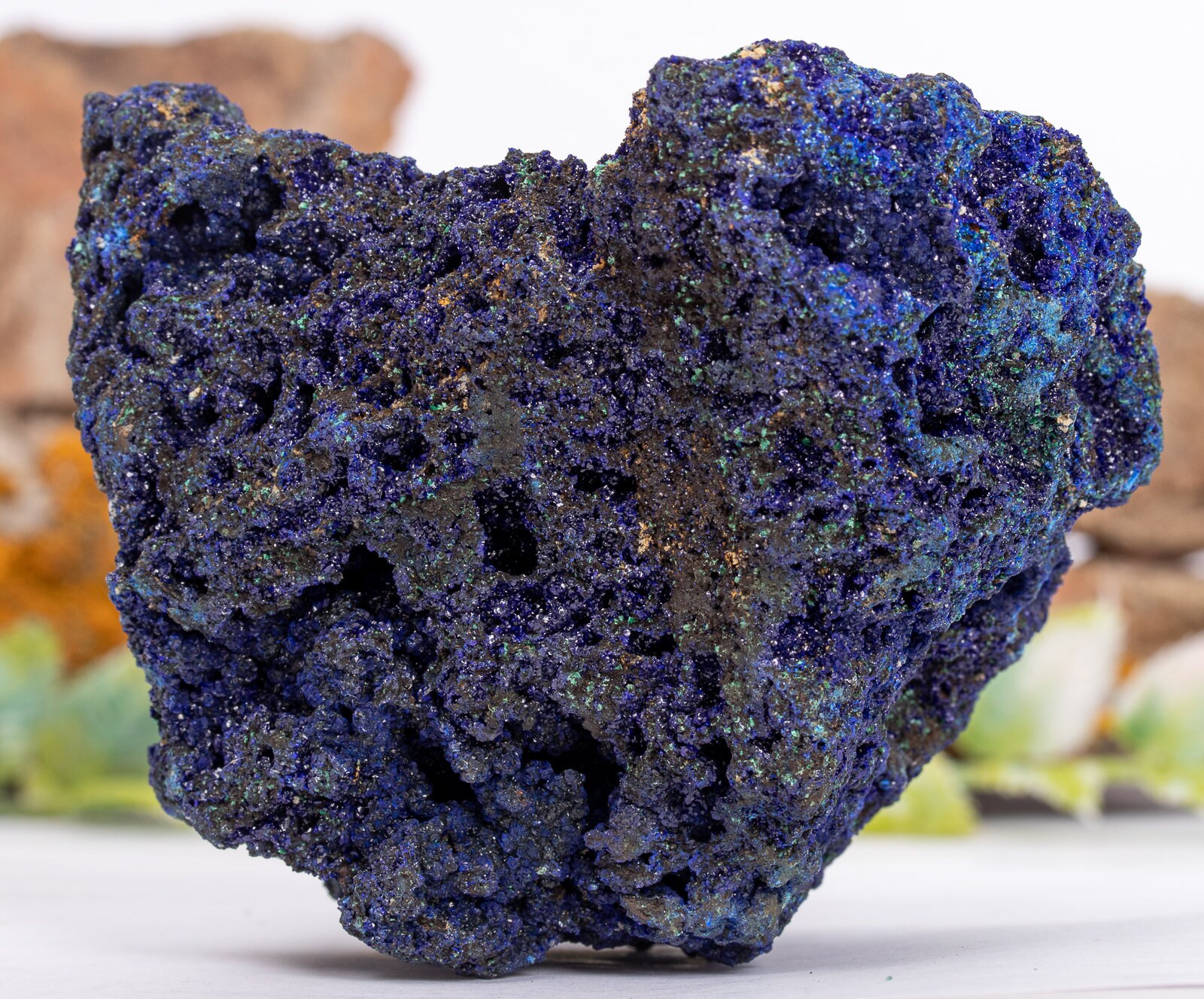 BLUE AZURITE Malachite Crystal Geode Specimen 15.9 Oz Chakra - Etsy ...