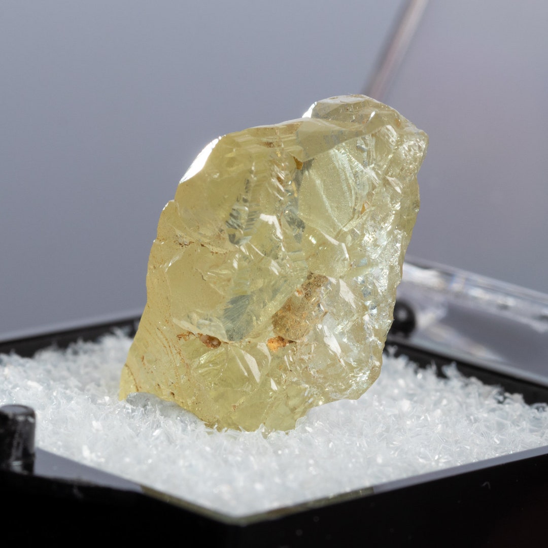 Rare BERYL HELIODOR Etched Floater Crystal Gem 15.5 Cts Stone Specimen ...