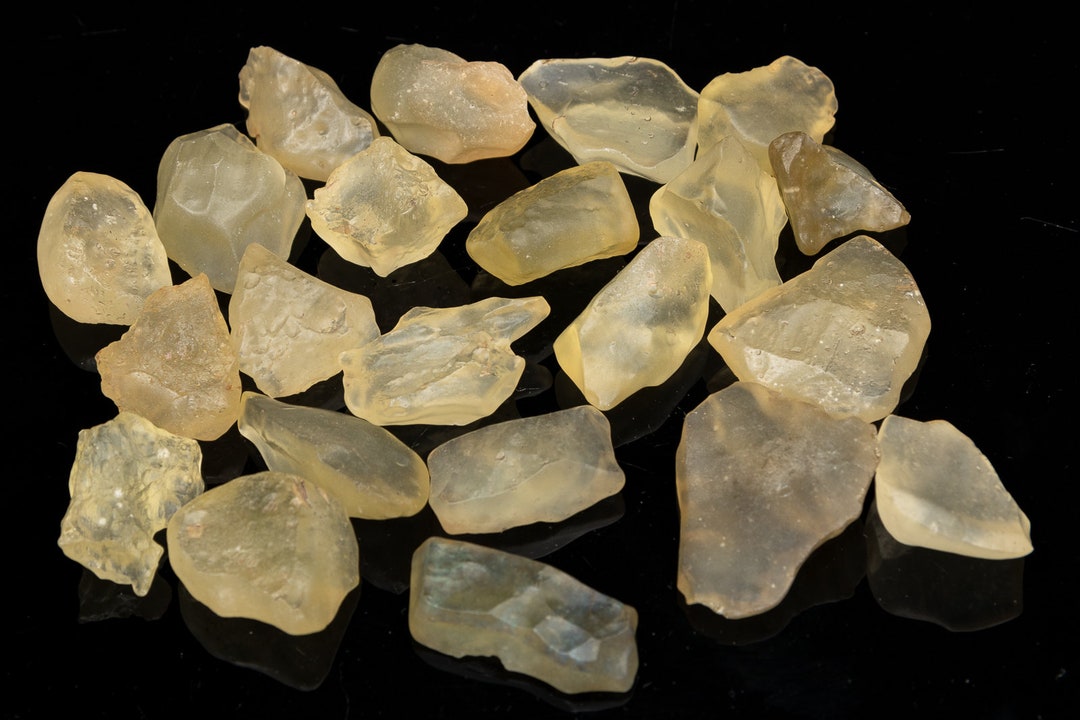 22x Rare LIBYAN DESERT GLASS Crystal Tektite Meteorite Impact - Etsy