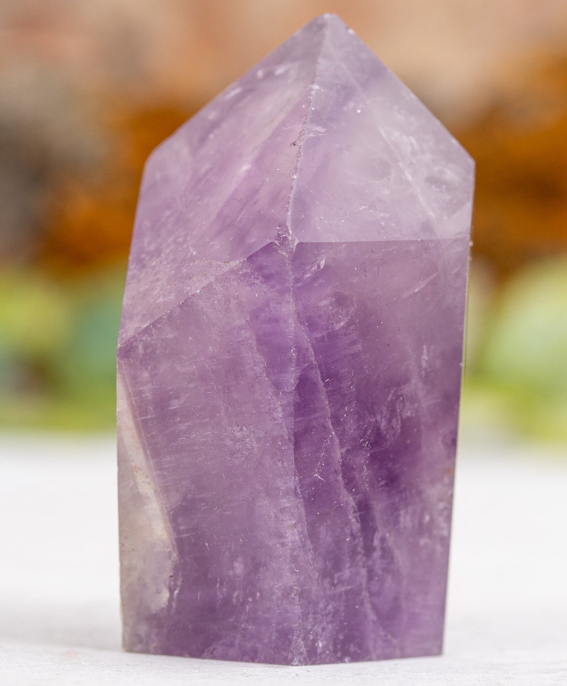 Poliert AMETHYST Kristall Prisma Mineral Punkt Heilung 1.19 oz | Etsy