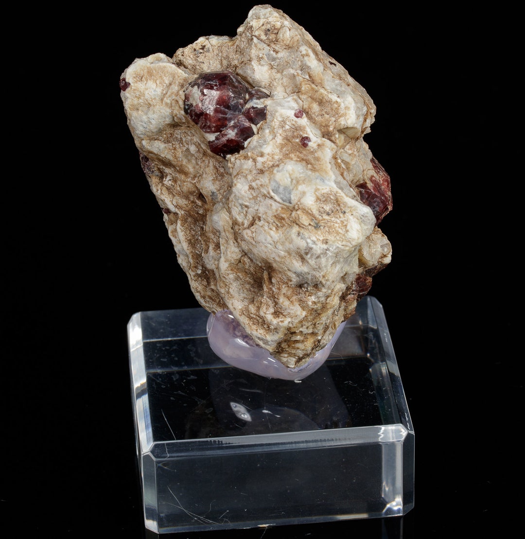 Rare Garnet Almandine Crystal on Matrix 4.34 Oz Healing Chakra Stone ...