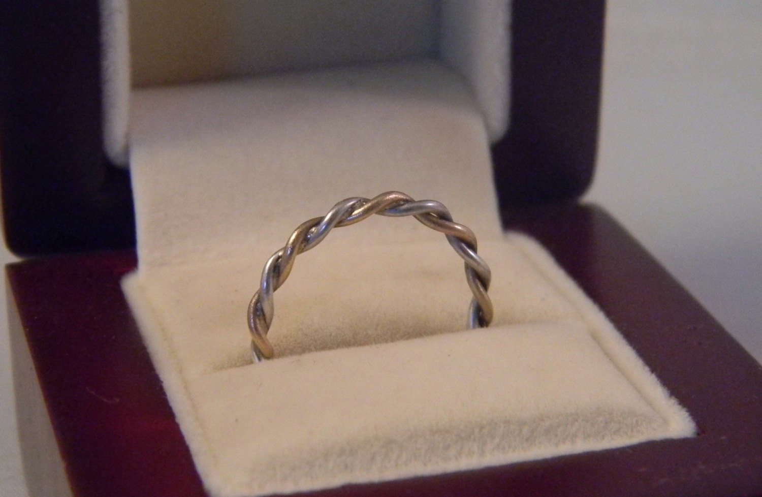 Sterling Silver and 9ct Gold Twist Ring - Etsy