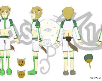 Custom Character Design Reference Sheet Commission OPEN Ref Sheet ...