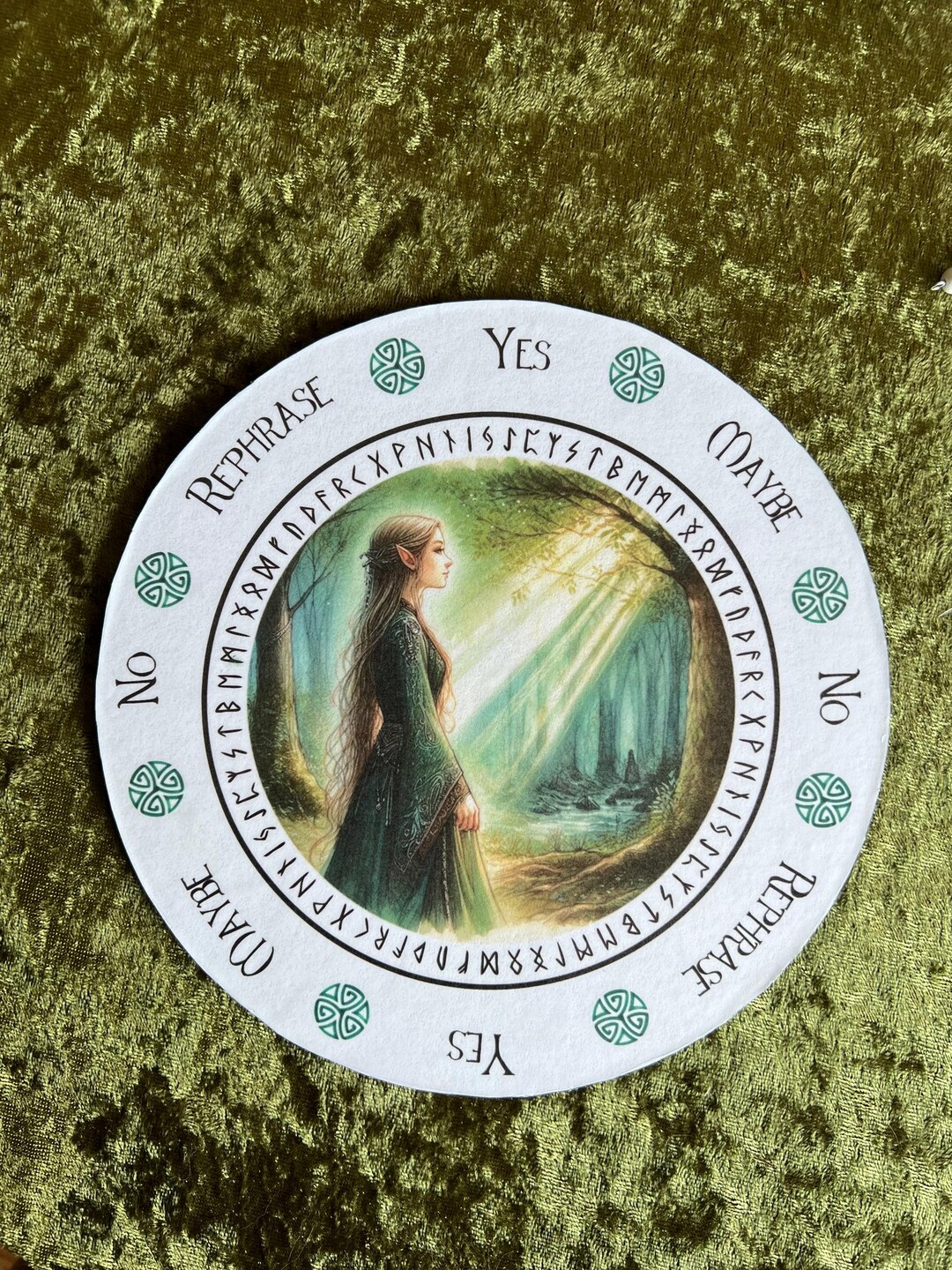 Wood Elf Women/elvish/ Fae/ Pendulum Board/ Divination Board - Etsy